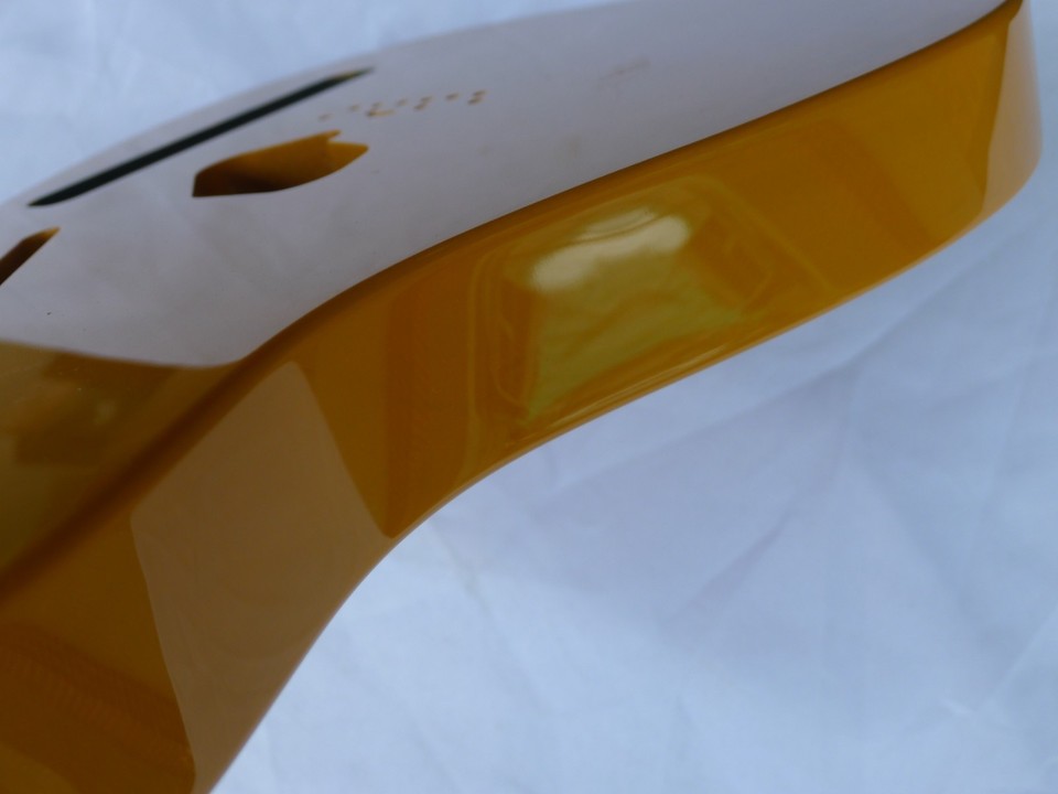 Tele Telecaster Body 2 pcs Centre Joined North A Alder Trans Yellow≦ 5 ...