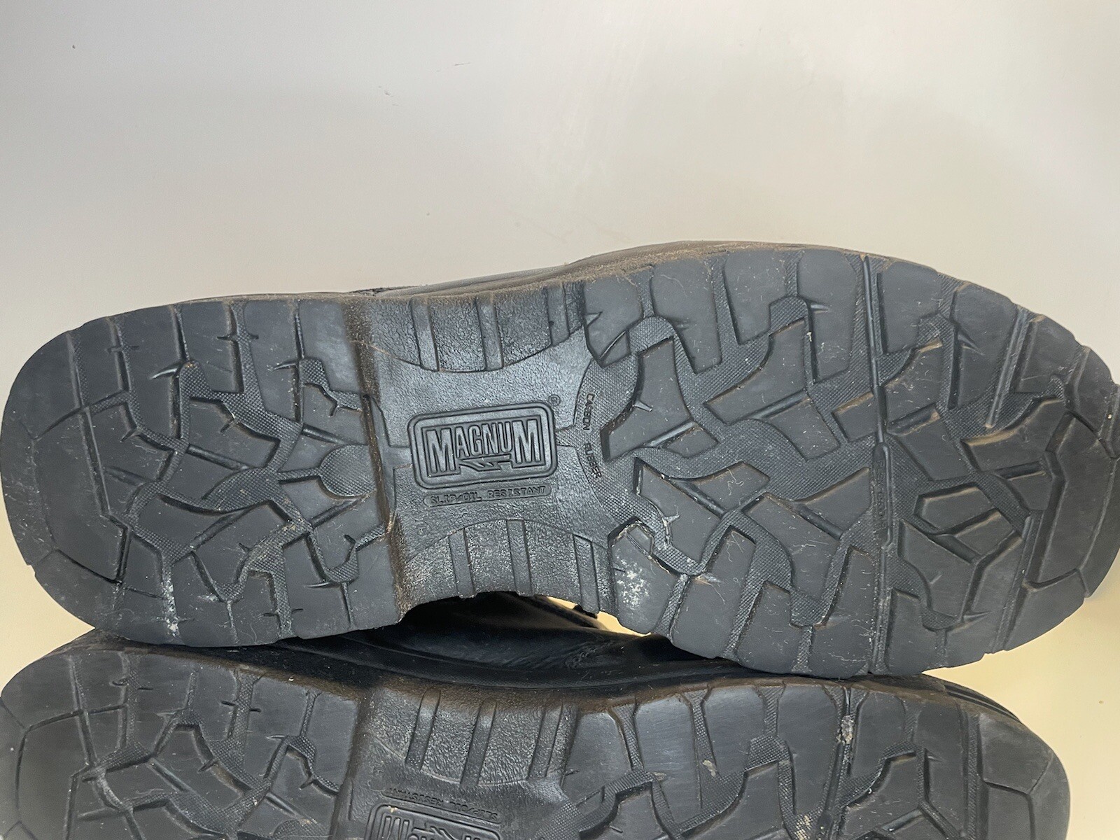 Magnum Mens Military Tactical Work Boots Blk Side Zip… - Gem