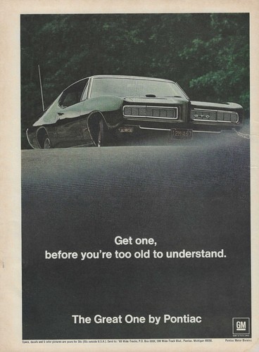 1968 Pontiac GTO Ad 400 HO Ram Air II Vintage Magazine Advertisement 68 ...