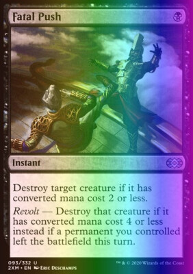 MTG Magic the Gathering Fatal Push (93/503) Double Masters LP FOIL | eBay
