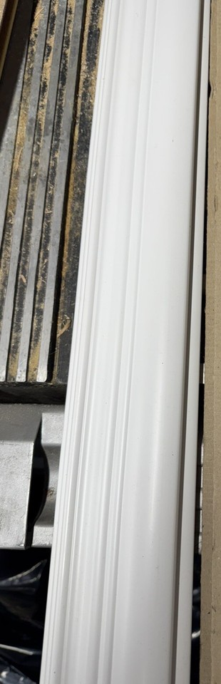 34” Faux Wood White Crown Valance With Returns And Brackets Set Of 6 | eBay