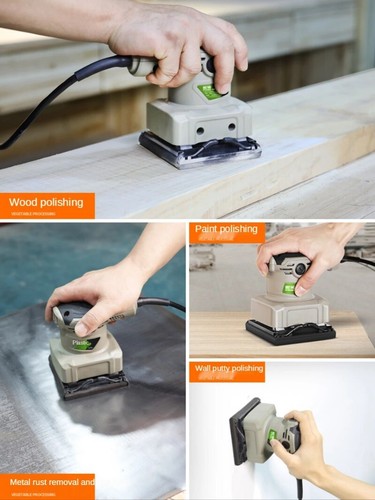 220V Electric Sander Sandpaper Polishing Furniture Wood Paint Flat ...
