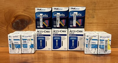 400 True Metrix Glucose Test Strips Softclix/Trueplus 600 Lancets | eBay