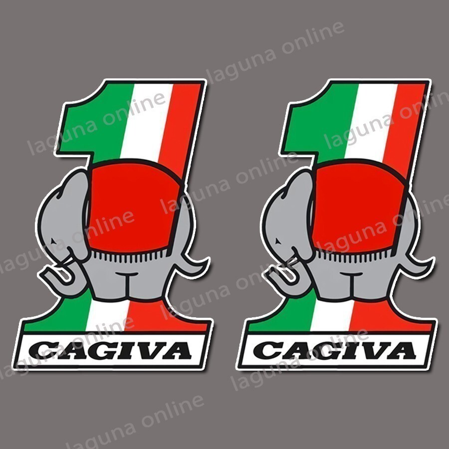 CAGIVA Logo Gloss Weatherproof Decal Sticker | eBay