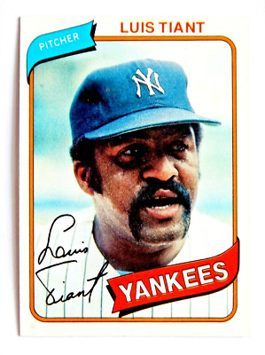 Luis Tiant #35 Topps 1980 Baseball Card (New York Yankees) *VG | eBay