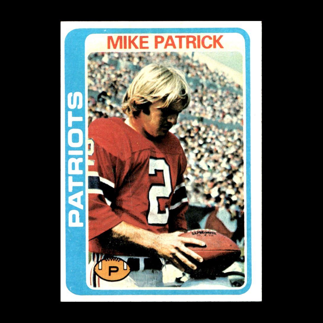 Mike Patrick 1978 Topps New England Patriots #56 R308C 1 | eBay