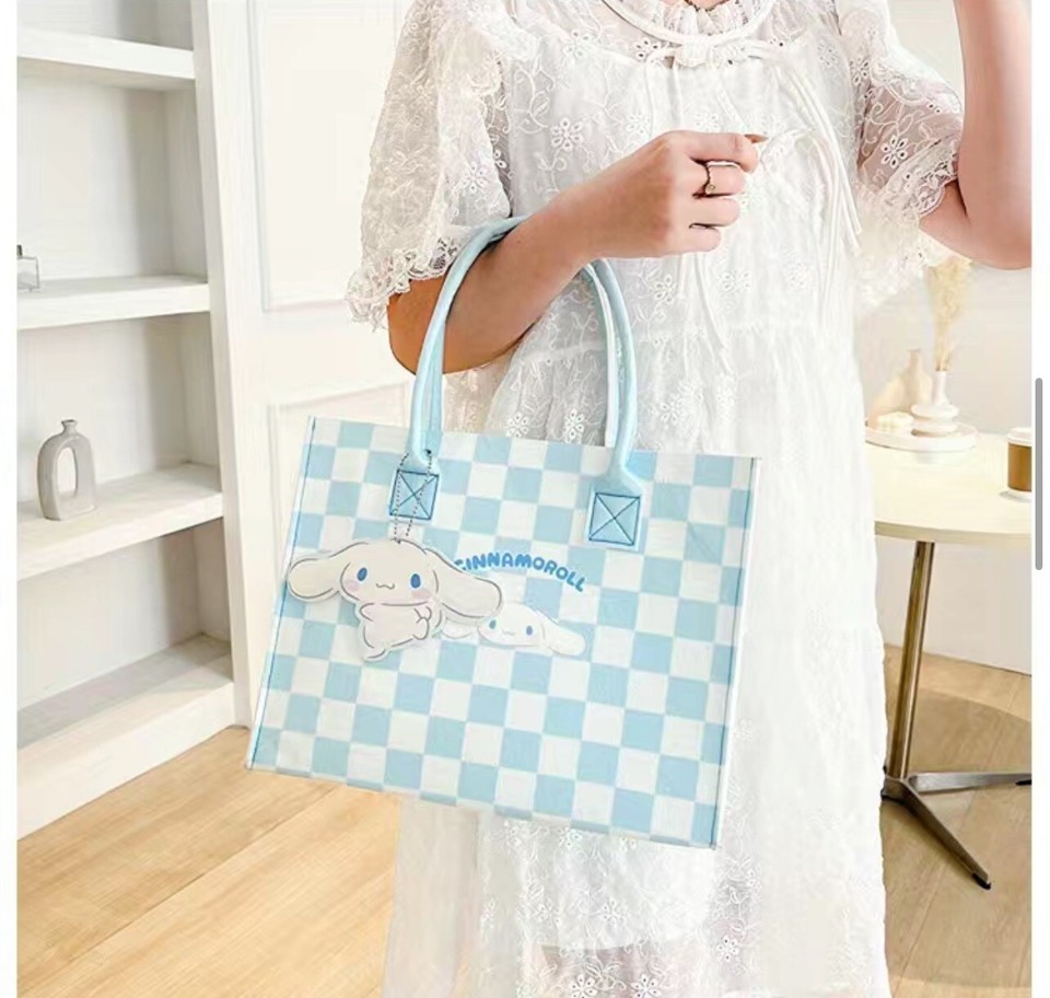 Cinnamoroll Tote Bag Sanrio Miniso Kawaii Blue Reusable | eBay