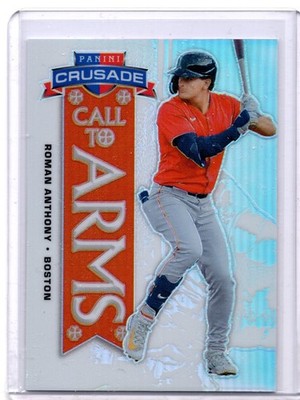 2025 Panini Crusade Call to Arms Roman Anthony Silver Prizm Insert #11 ...