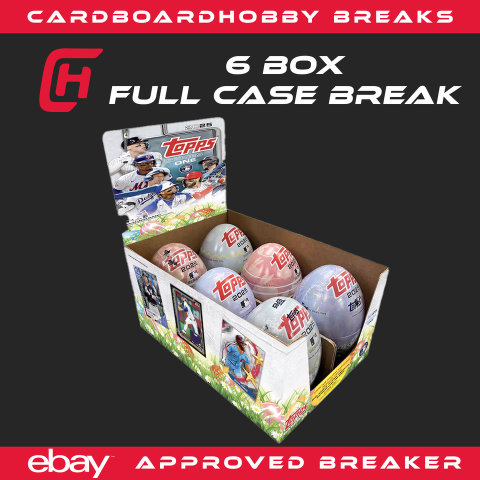2025 Topps Series 1 Baseball Easter NEW YORK YANKEES 6 Tin FULL CASE ...