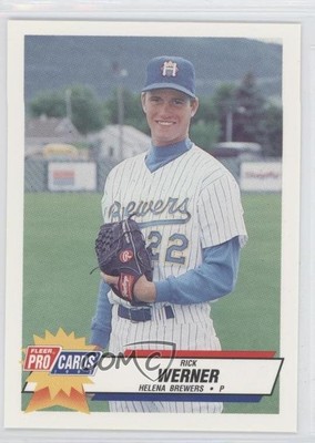 1993 Fleer ProCards Minor League Richard Werner Rick Werner #4095 0f4 ...