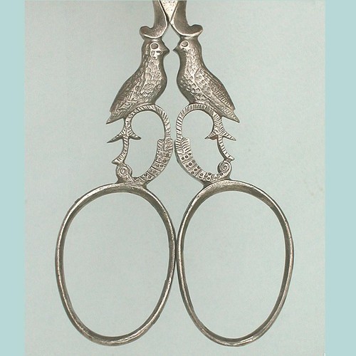 Unusual Antique Figural Birds Embroidery Scissors * English * Circa ...