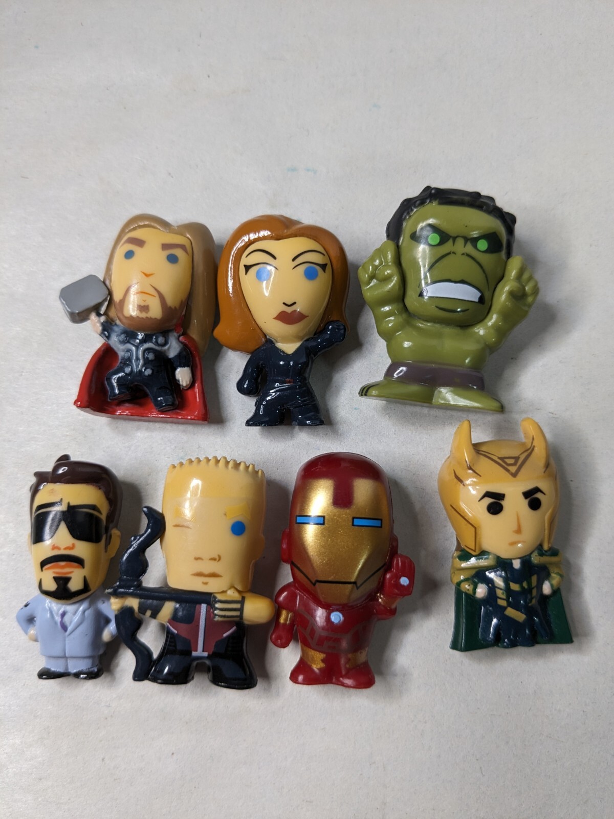 Y3 Marvel AVENGERS CHIBIS 2012 Mini Figures 1” 7 figures | eBay