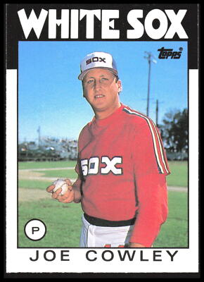 1986 Topps Traded Joe Cowley #29T Chicago White Sox 5K | eBay