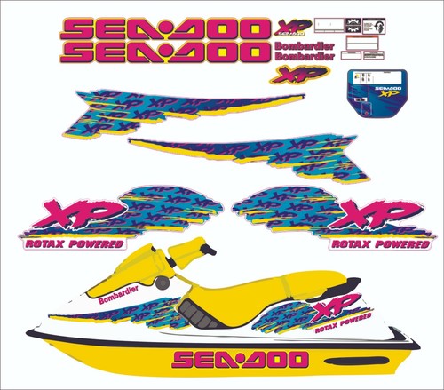 SEADOO XP 1995 Graphics / Decal / Sticker Kit | eBay