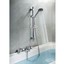 Thermostatic Bathroom Bath Shower Valve Mixer Tap With Slider Rail Kit ...