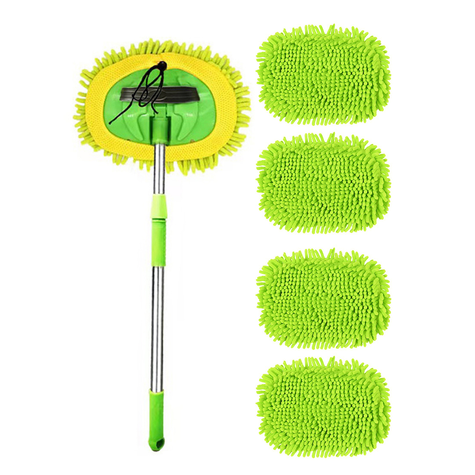 Car Wand Car Mop Car Brush Mop Kit for Cars Trucks Boats 2-in-1 Tool ...