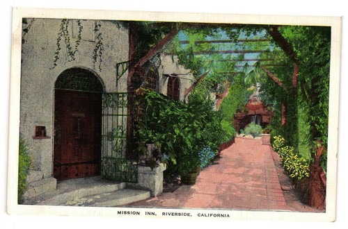 Vintage Unused Postcard Mission Inn Riverside California CA | eBay