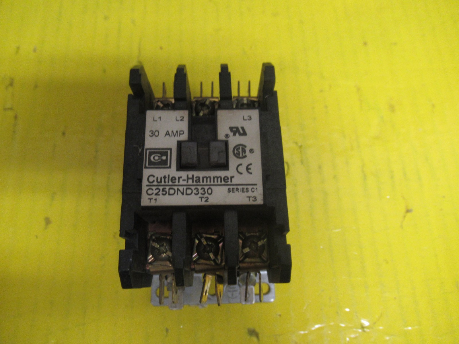 CUTLER HAMMER CONTACTOR C25DND330 SER C1 30A A AMP 120V COIL | eBay