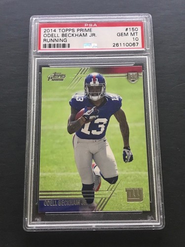 2014 Topps Prime Odell Beckham Jr Running PSA 10 | eBay