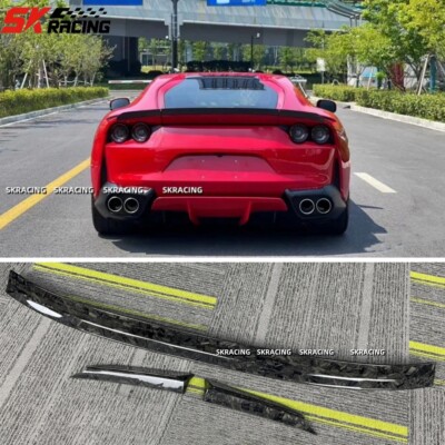 NEW Style Forged Carbon Rear Trunk Spoiler Wing For Ferrari 812 ...