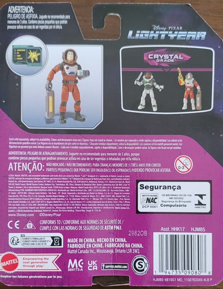 Disney Pixar Lightyear Crystal Grade XL-13 Buzz Lightyear Figure ''NEW ...