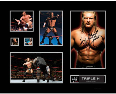 New Triple H Signed Limited Edition Memorabilia Framed | eBay