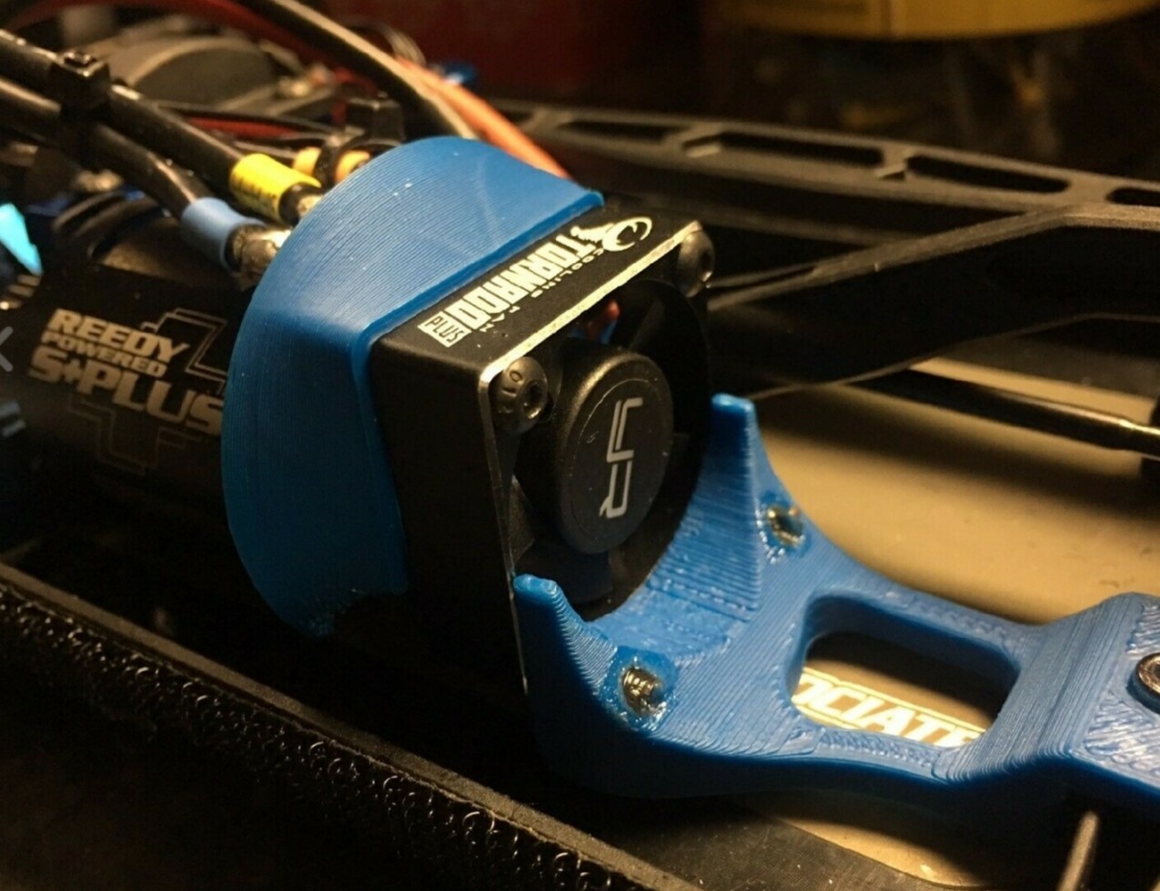 Team Associated B74 B64 B64D and Truggy Fan Mount w/color options | eBay