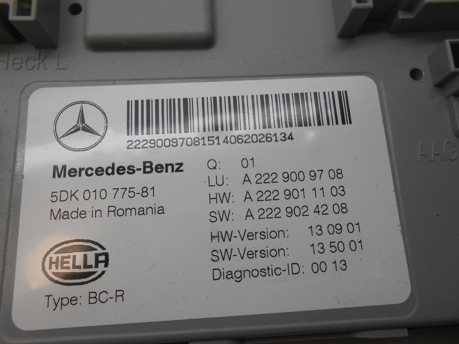 2015 MERCEDES BENZ 205 Body C300 Sam Control Module for sale online | eBay