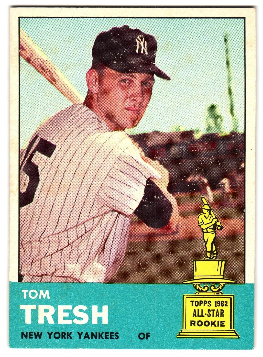 Tom Tresh 1963 Topps Card # 470 NY Yankees | eBay
