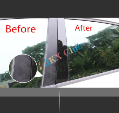 For Mitsubishi Outlander Sport ASX 2011-2019 6X Glossy Black Window ...