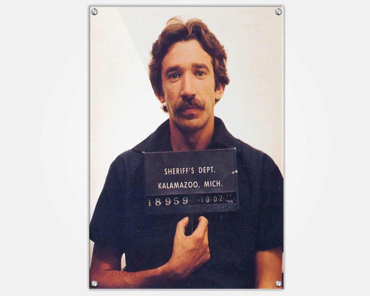 Tim Allen Mug Shot Tim Allen Mug Shot High Quality Photo Reproduction
