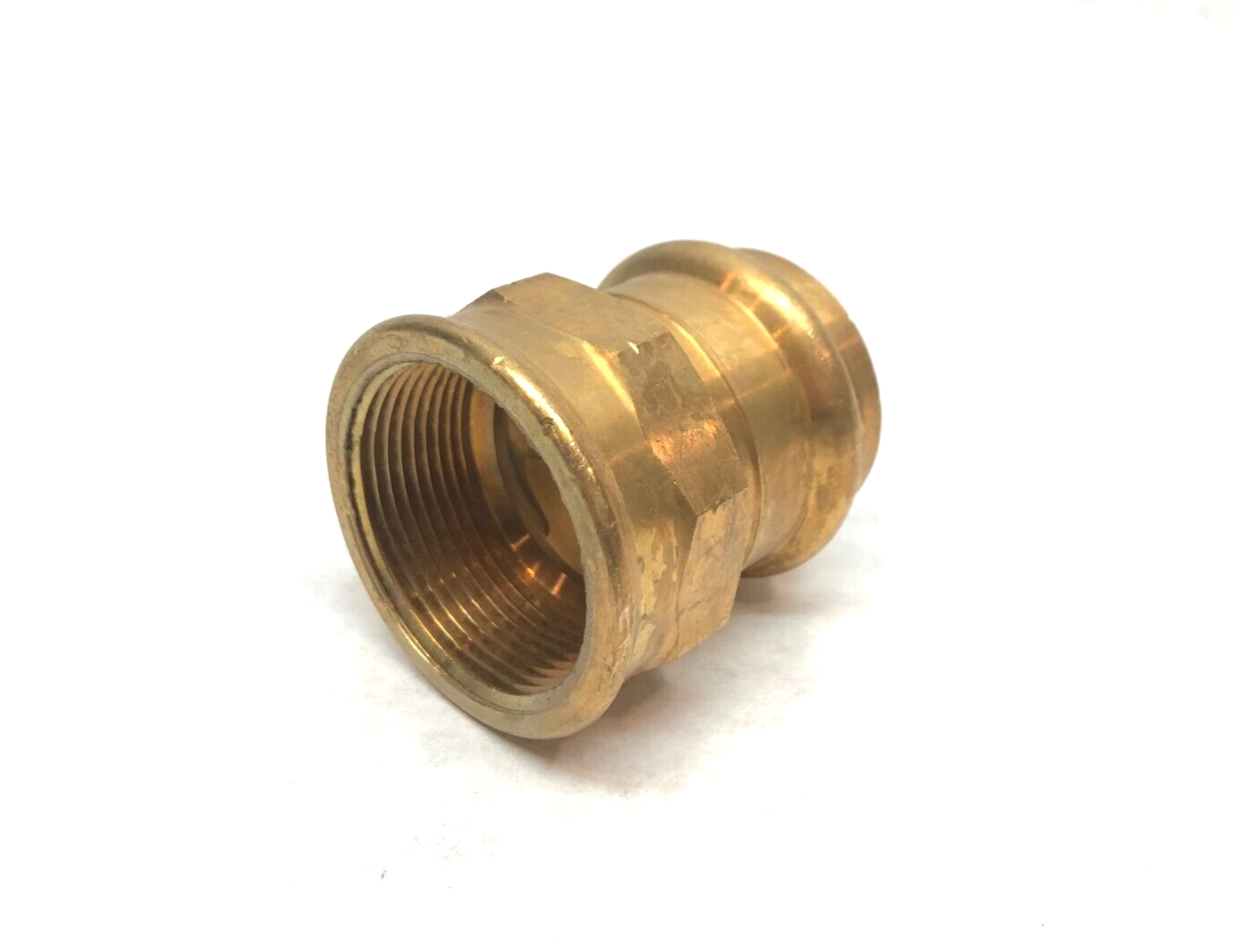 Viega 79365 ProPress Adapter Fitting, 1-1/2" x 1-1/2" Female Threaded ...