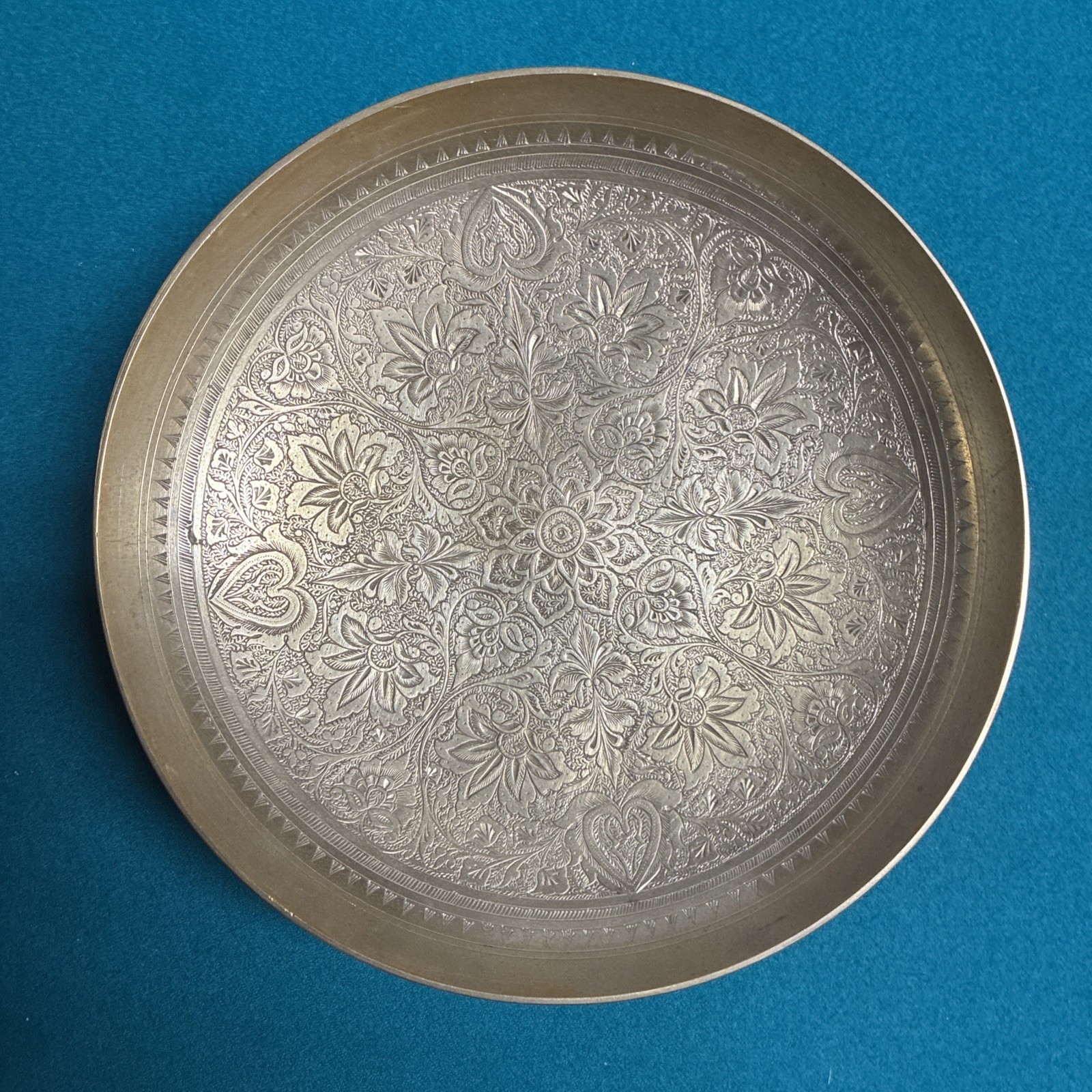 Vintage Decorative Brass Pedestal Bowl 8 1/4” 1 Lb. 5 Oz. Very Good ...