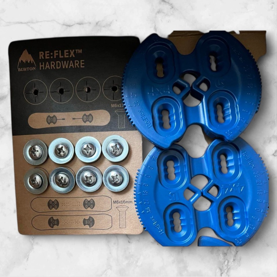 Burton Blue 4 Disc Baseplate with 8 Screws for Snowboard Bindings | eBay