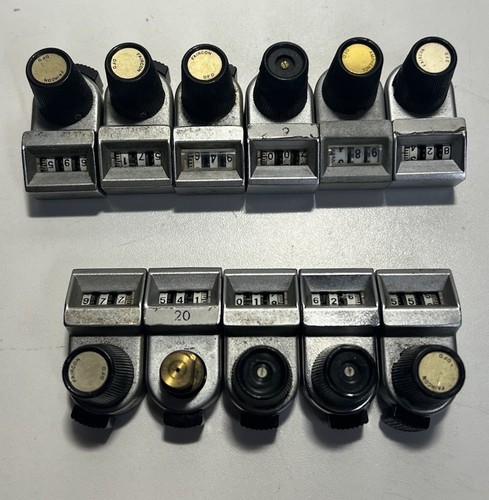 Lot 11. Fairchild Dial Digit Counter Potentiometer – Vintage, Made in ...