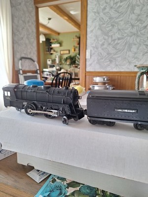 marx first steam locomotion # 999 w/ lionel 2689 w histle tender "o ...