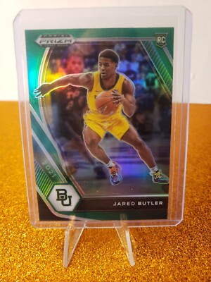 2021 Panini Prizm Draft Picks Jared Butler Green Prizm Rookie Card #30 ...