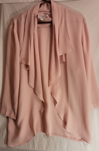 Caron Petite Light Pink Waterfall Jacket | eBay