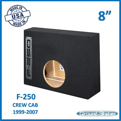 8" Single Sealed Sub Box 1999 - 2007 Ford F250 Crew Cab Subwoofer ...