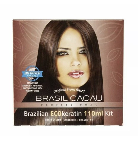 BRASIL CACAU Brazilian Eco Keratin Smoothing Treatment 110ml Kit Brazil ...