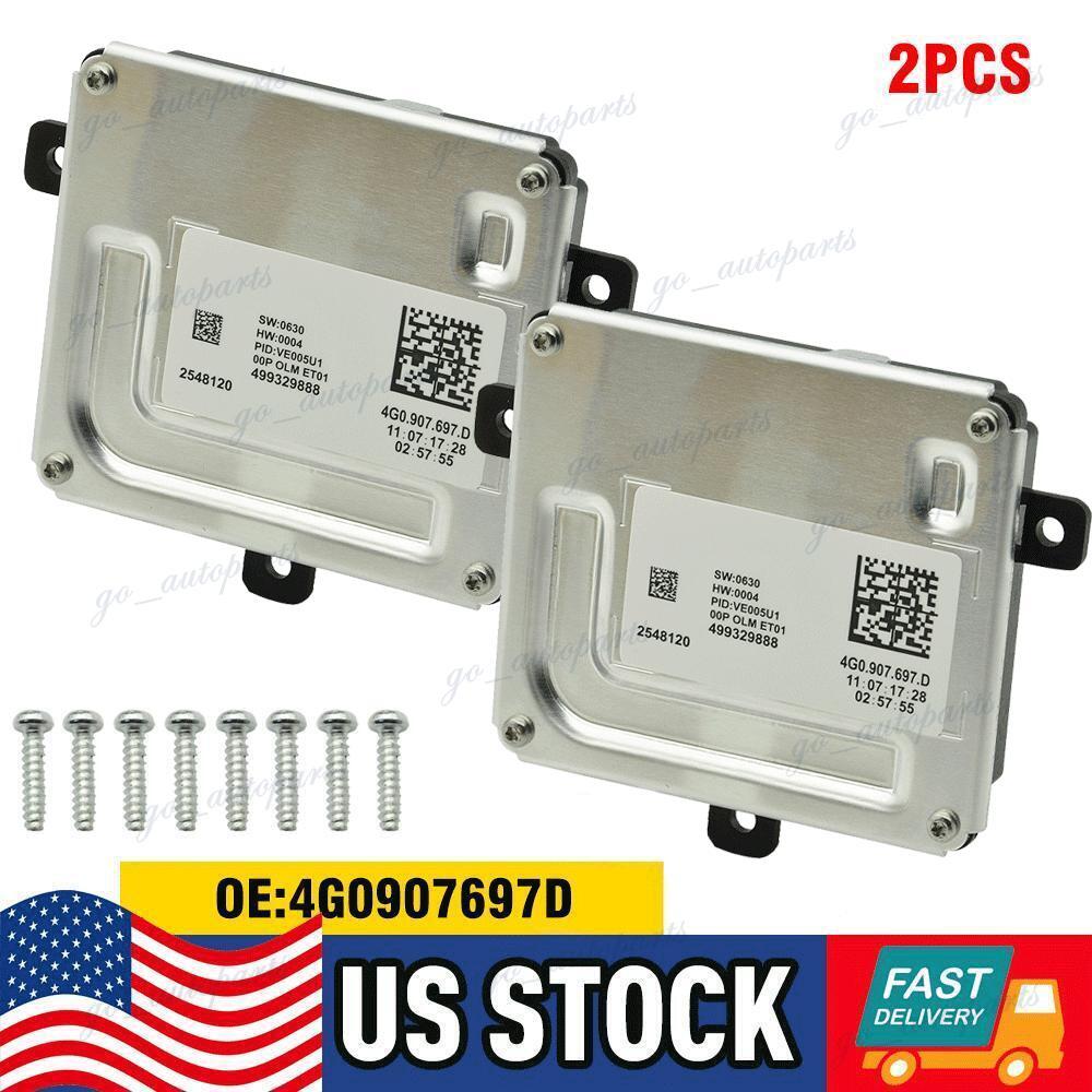 2pcs DAYTIME RUNNING LIGHT MODULE DRL CONTROL BALLAST FOR AUDI ...