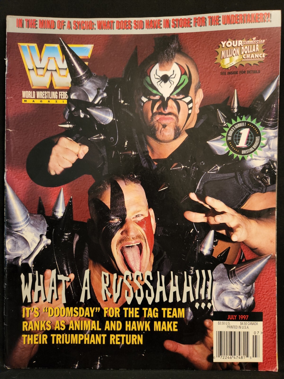 WWF World Wrestling Federation Magazine July 1997 | eBay