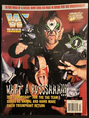 WWF World Wrestling Federation Magazine July 1997 | eBay