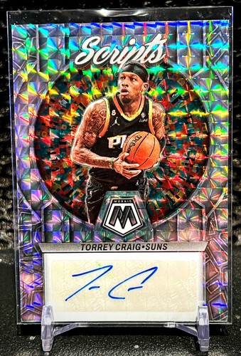 2022-23 Mosaic Basketball Torrey Craig Scripts Prizm Autograph SP #MS ...