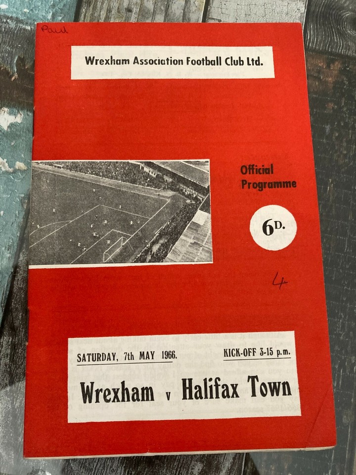 Wrexham HOME & AWAY programmes 1960s 1970s 1980s 90s League & Cup ...