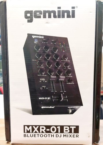 GEMINI Audio Equipment MXR-01 BT 2-Channel Professional Bluetooth DJ Mixer - NEW | eBay
