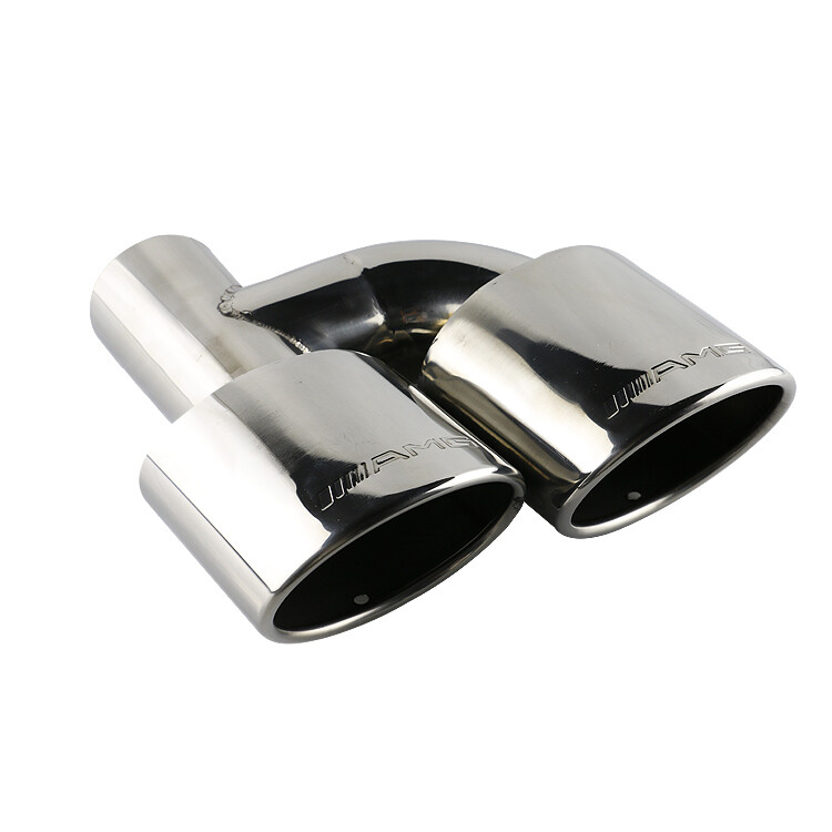 Pair Fit For Mercedes Benz AMG Exhaust Tips W212 E350 E400 C63 C300 ...