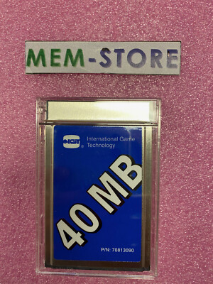 SM9FATA40TIGT 40MB Approved Flash Memory Card ATA International Game ...