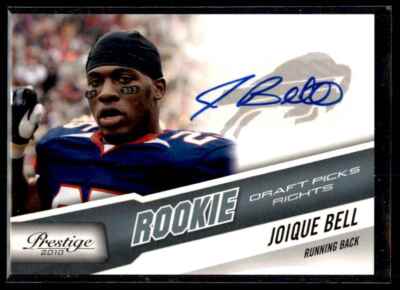 Joique Bell 2010 Panini Prestige RC Autograph Rookie Auto 262/999 #261 Buffalo | eBay