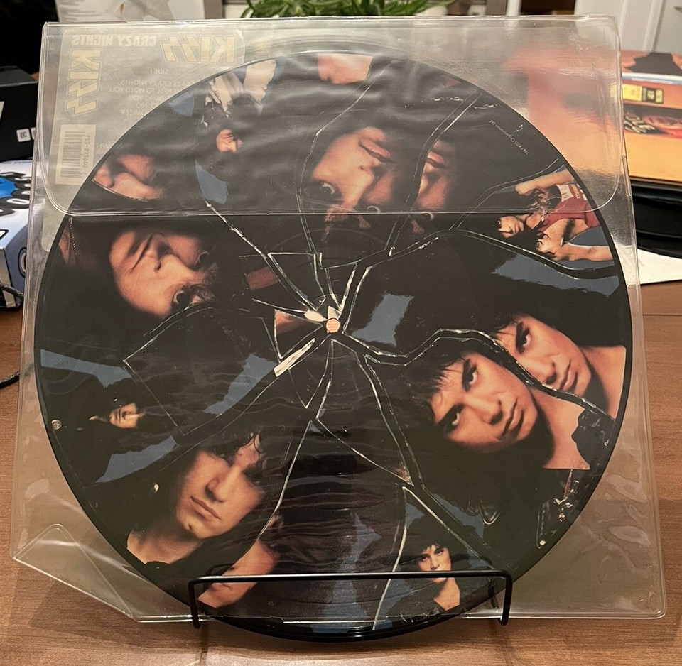 Kiss Crazy Nights Picture Disc Lp Pic Hype Sticker 832 903 1Q1 Mercury ...
